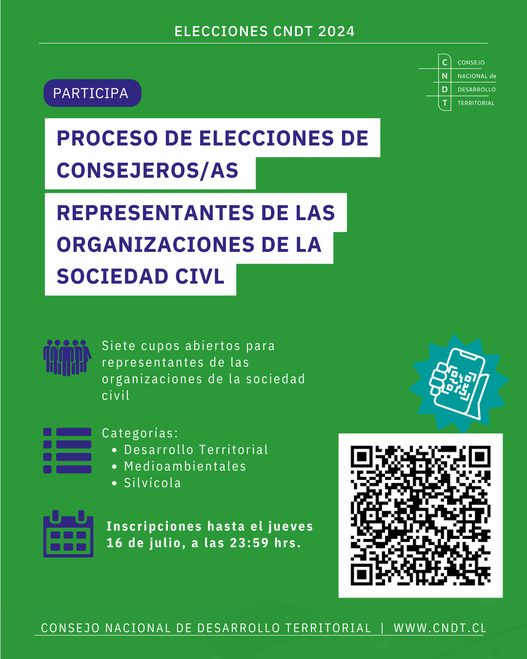 CNDT abre nuevas elecciones para las organizaciones de la sociedad ...